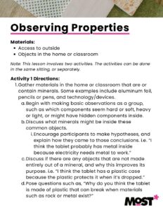 Observing-Properties-SLP – Milton J. Rubenstein Museum of Science ...